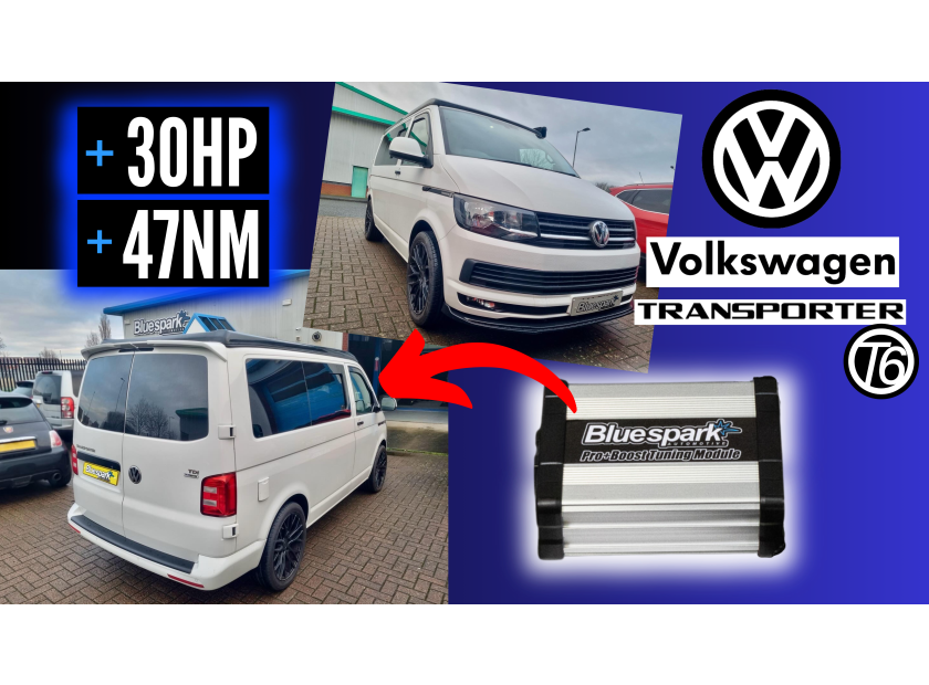 VW Transporter T6 - 102hp Performance Tuning with Chip Tuning Box