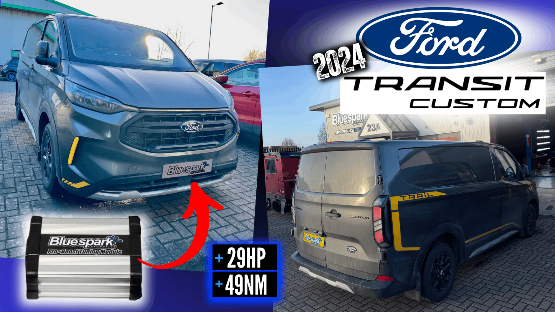 Ford Transit Custom 2.0 (2024) Dyno Test- 136bhp ECU Locked Performance ...