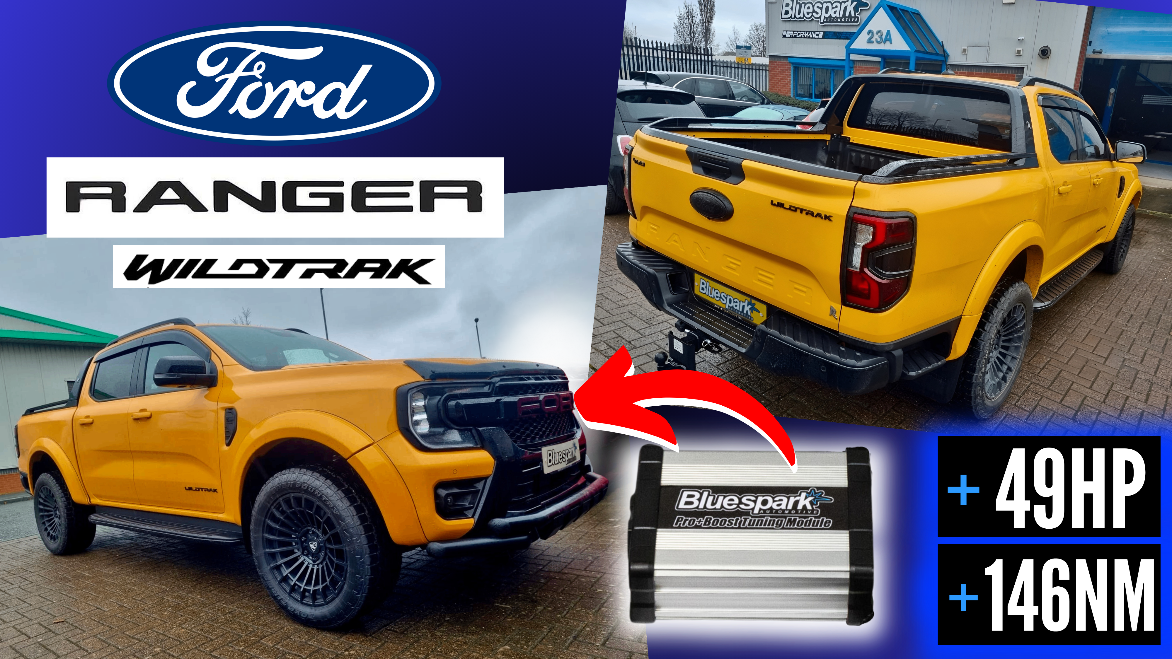 Ford Ranger Wildtrak 2.0 EcoBlue - 213hp Performance Tuning with Chip ...