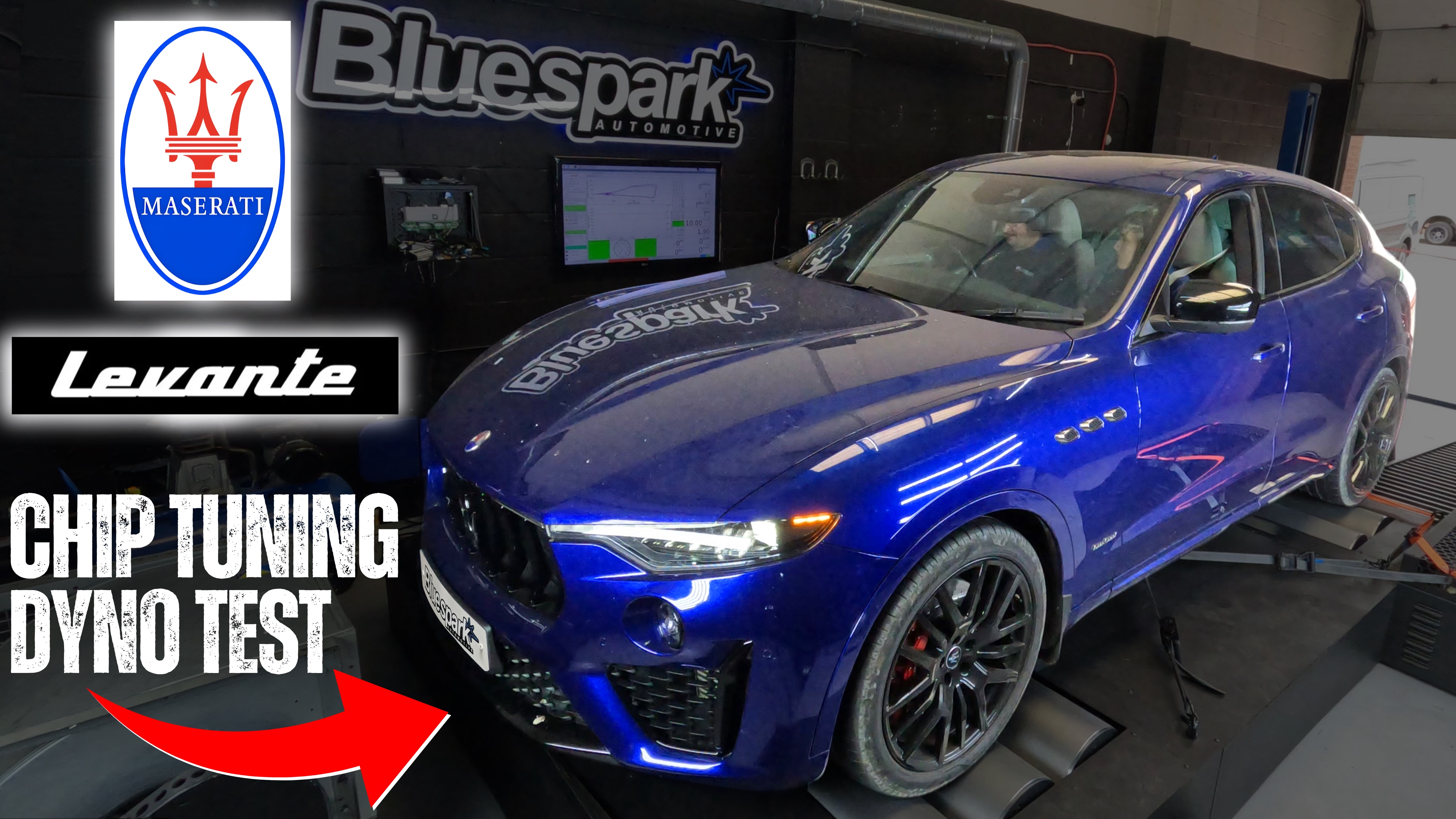 Maserati Levante 3.0 V6 2020 Dyno Test - 350hp Performance Tuning