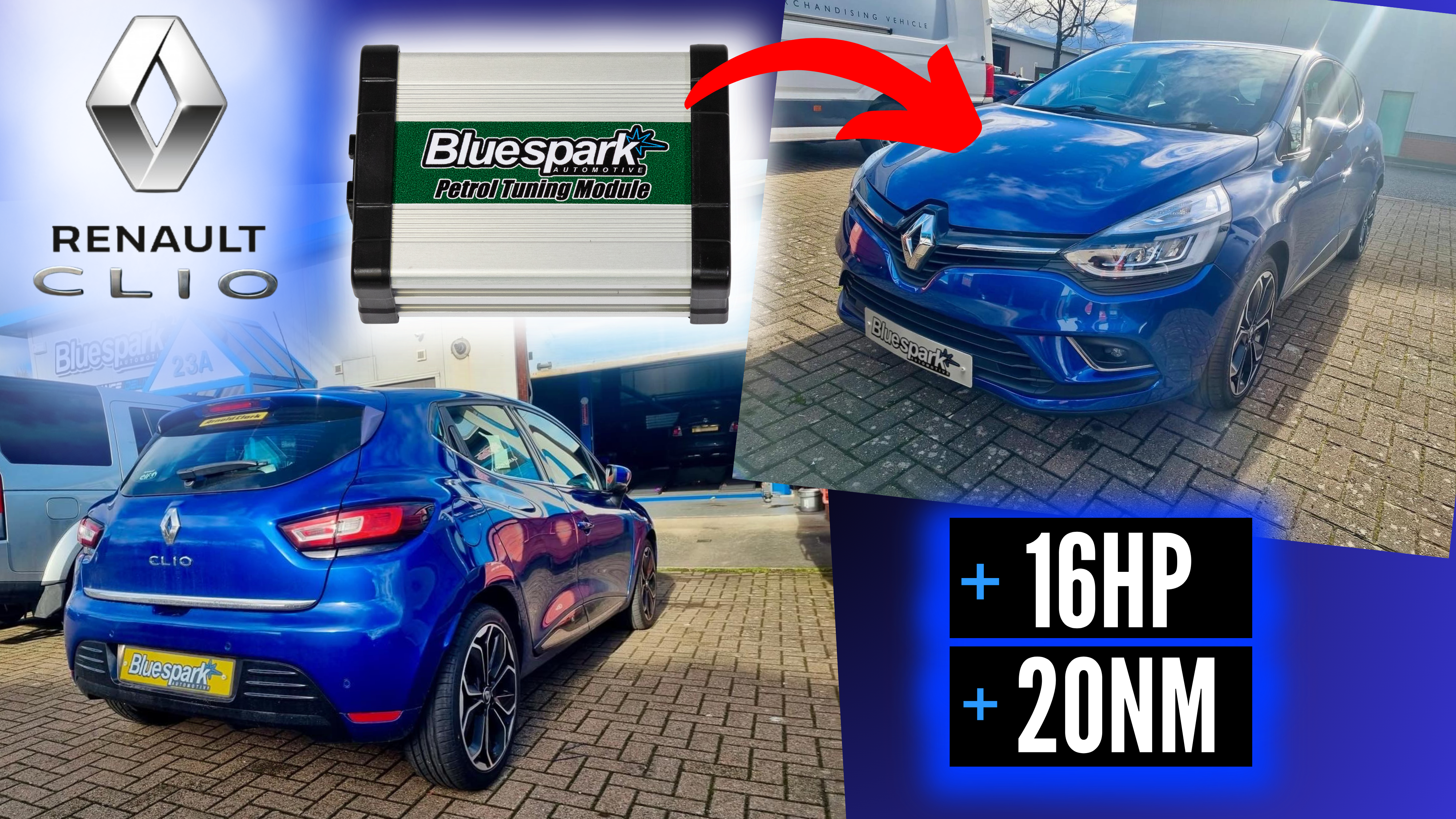 Renault Clio 0.9 TCE - 90hp Performance Tuning with Chip Tuning Box
